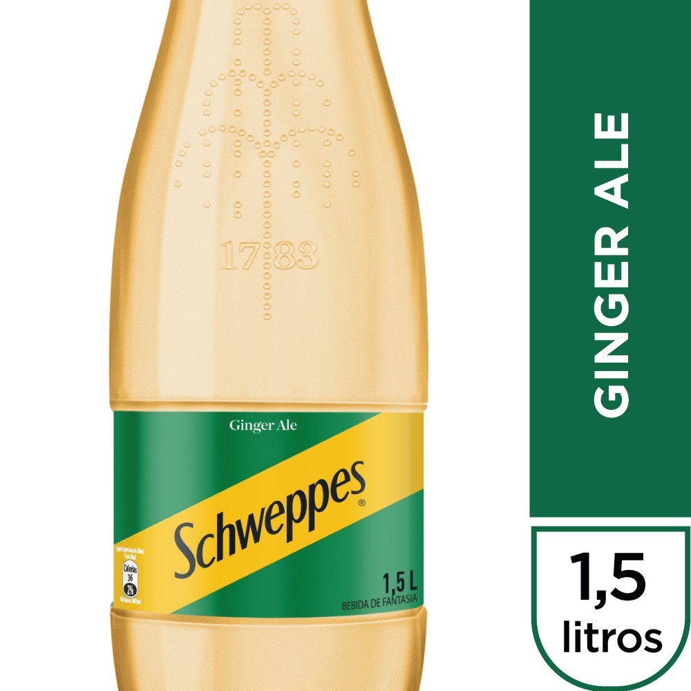 Schweppes ginger ale 1,5 lt