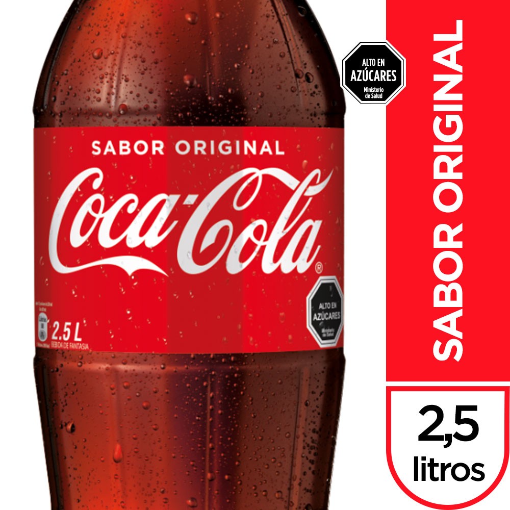Coca-cola sabor original 2,5 lt